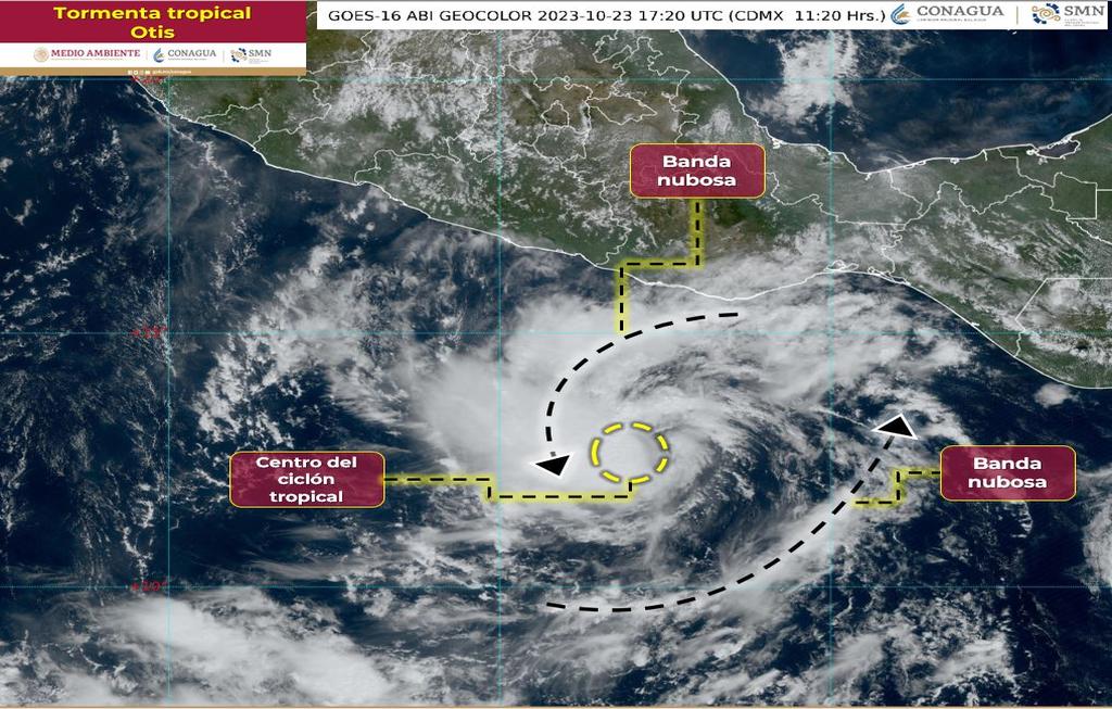 Tormenta tropical “Otis” provoca lluvias en el sur y sureste del país ...