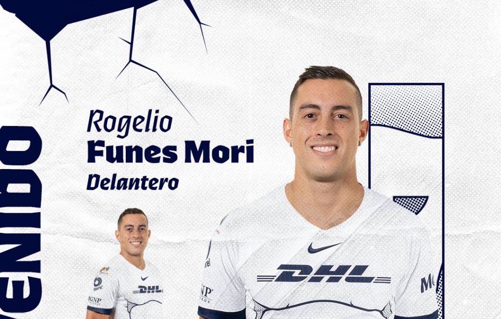 Presenta Pumas a Rogelio Funes Mori como su tercer refuerzo | Notisistema