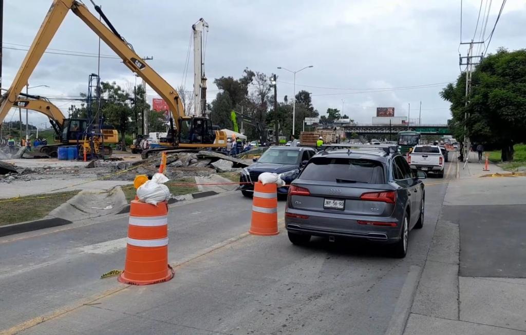 Complicada vialidad tiene Av. López Mateos por obras para reparar ...